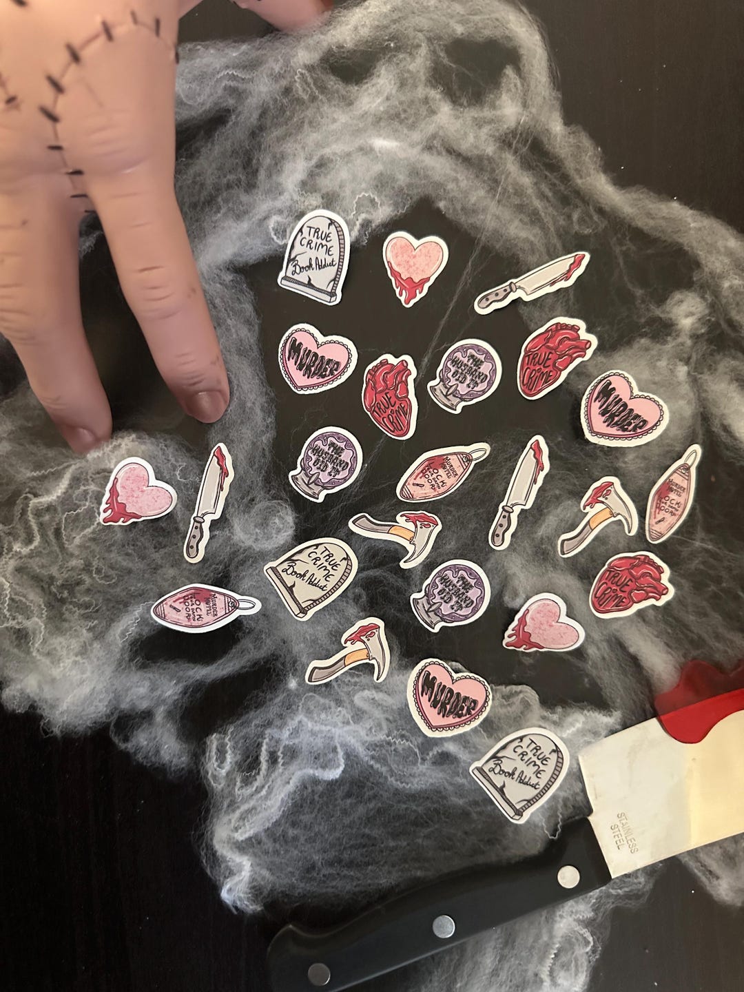 "girly Murder" Sticker Pack for Reading Notebook - Etsy