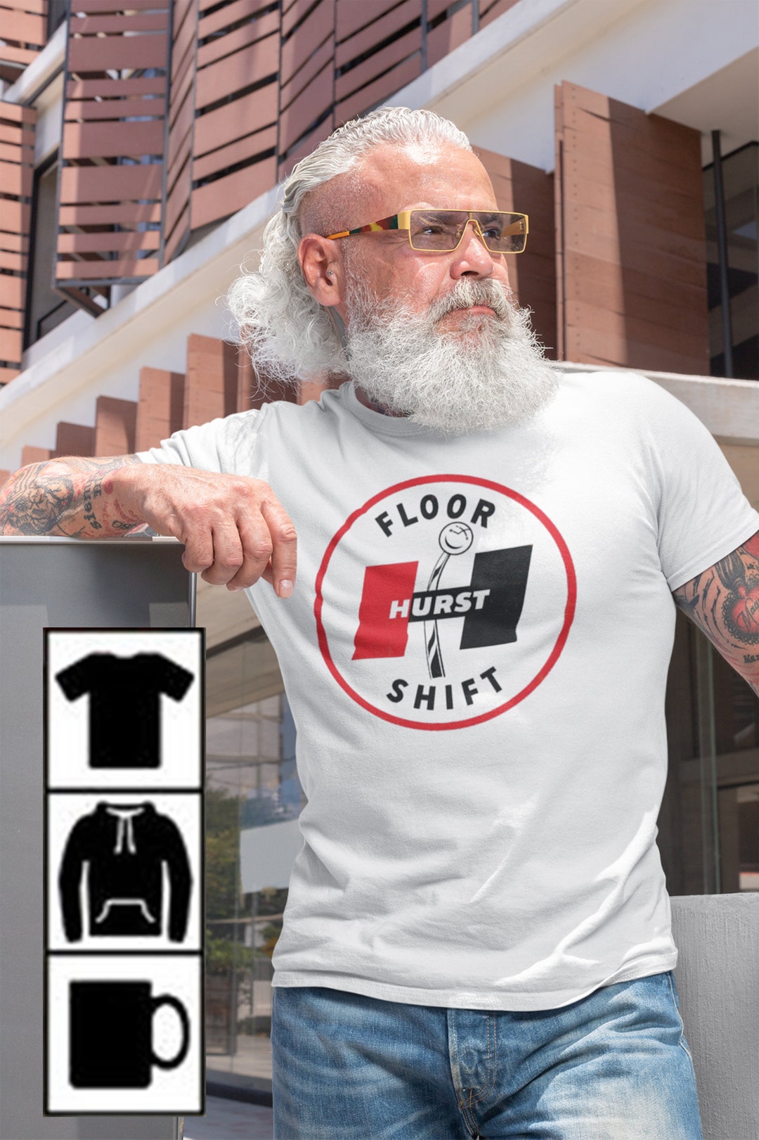 Hurst Shifter Logo Hotrod Rockabilly Drag Racing T-shirt - Etsy