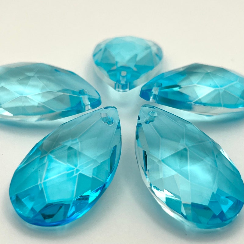 Aqua Blue Teardrop - Etsy