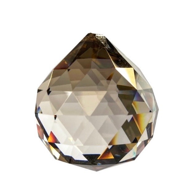 Faceted Crystal Ball - Etsy