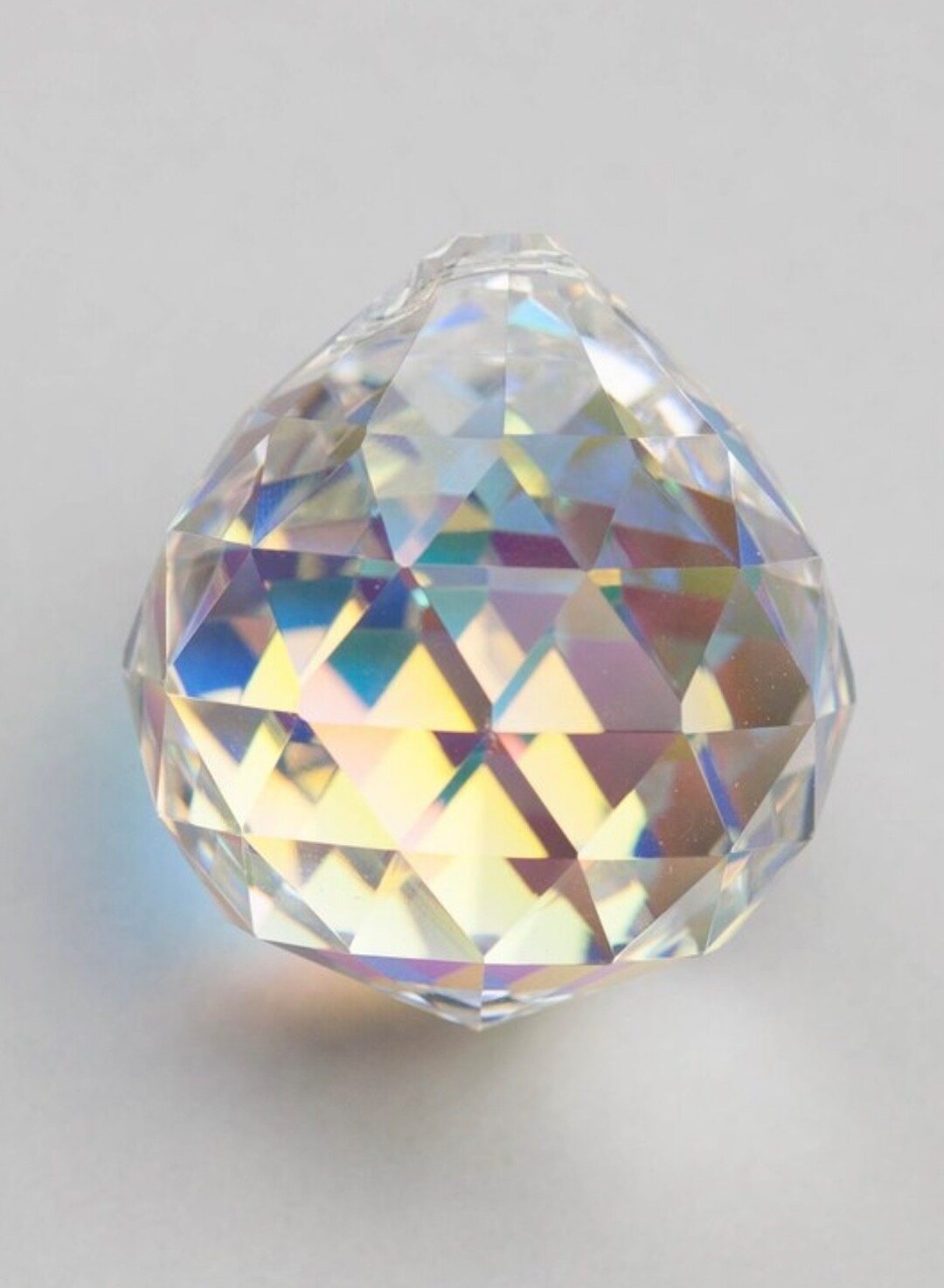 40mm Iridescent AB Faceted Ball Chandelier Crystals, Asfour Lead ...