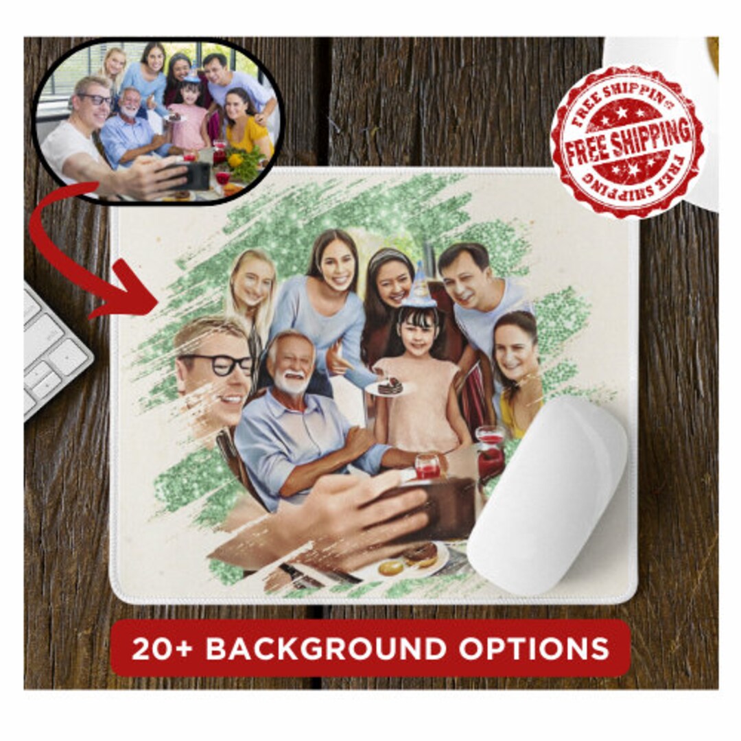Create Your Own Custom Mouse Pad Customized Desk Decoration With Your ...