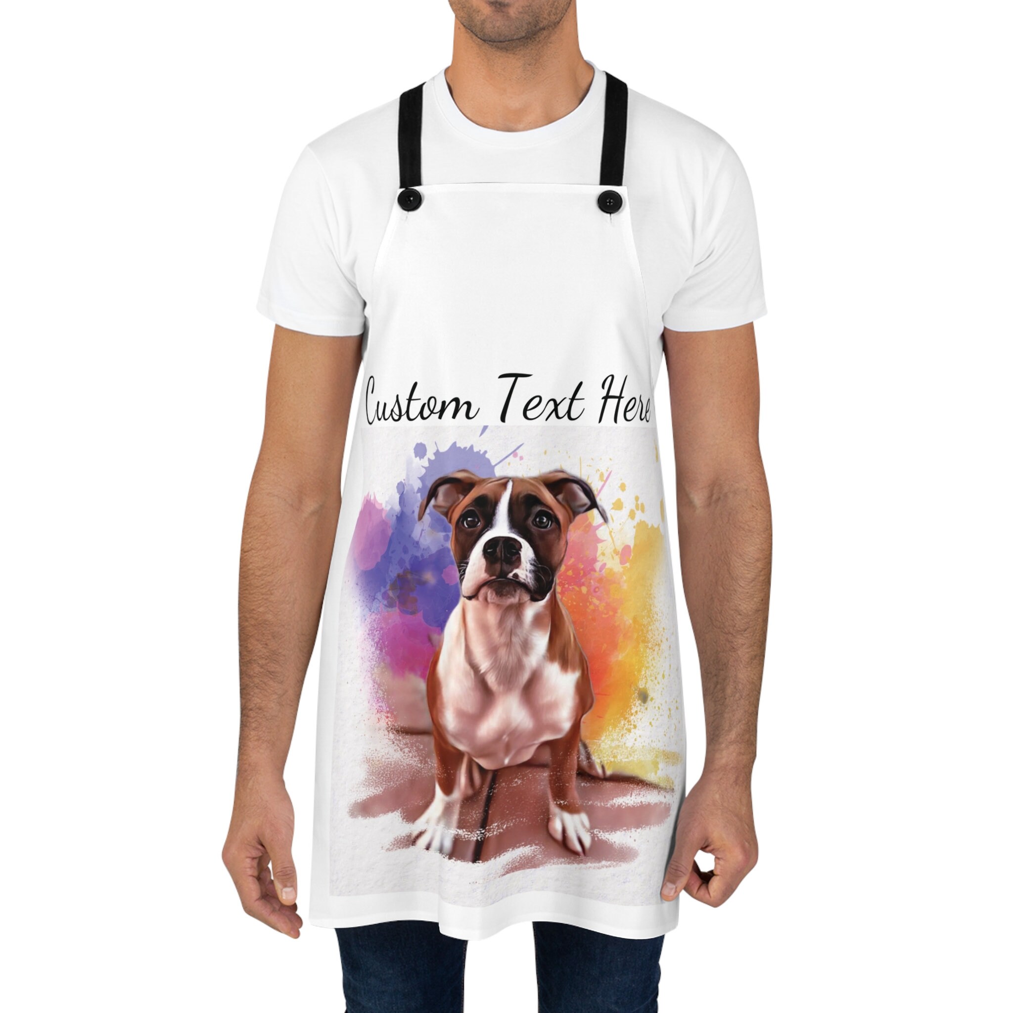 Personalized Apron Using Your Dog's Photo A Heartwarming Gift for Dog ...
