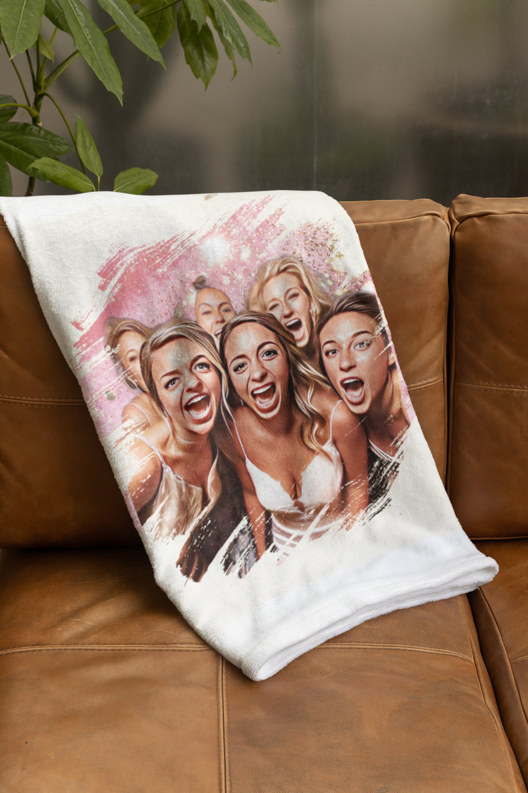 Custom Photo Blanket Using Your Wedding Photo, Personalized Blanket ...