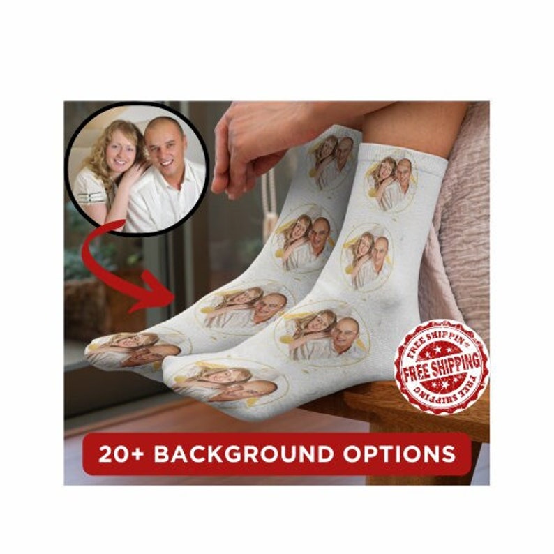 Custom Wedding Socks With Your Own Photo: Perfect Keepsake for the ...