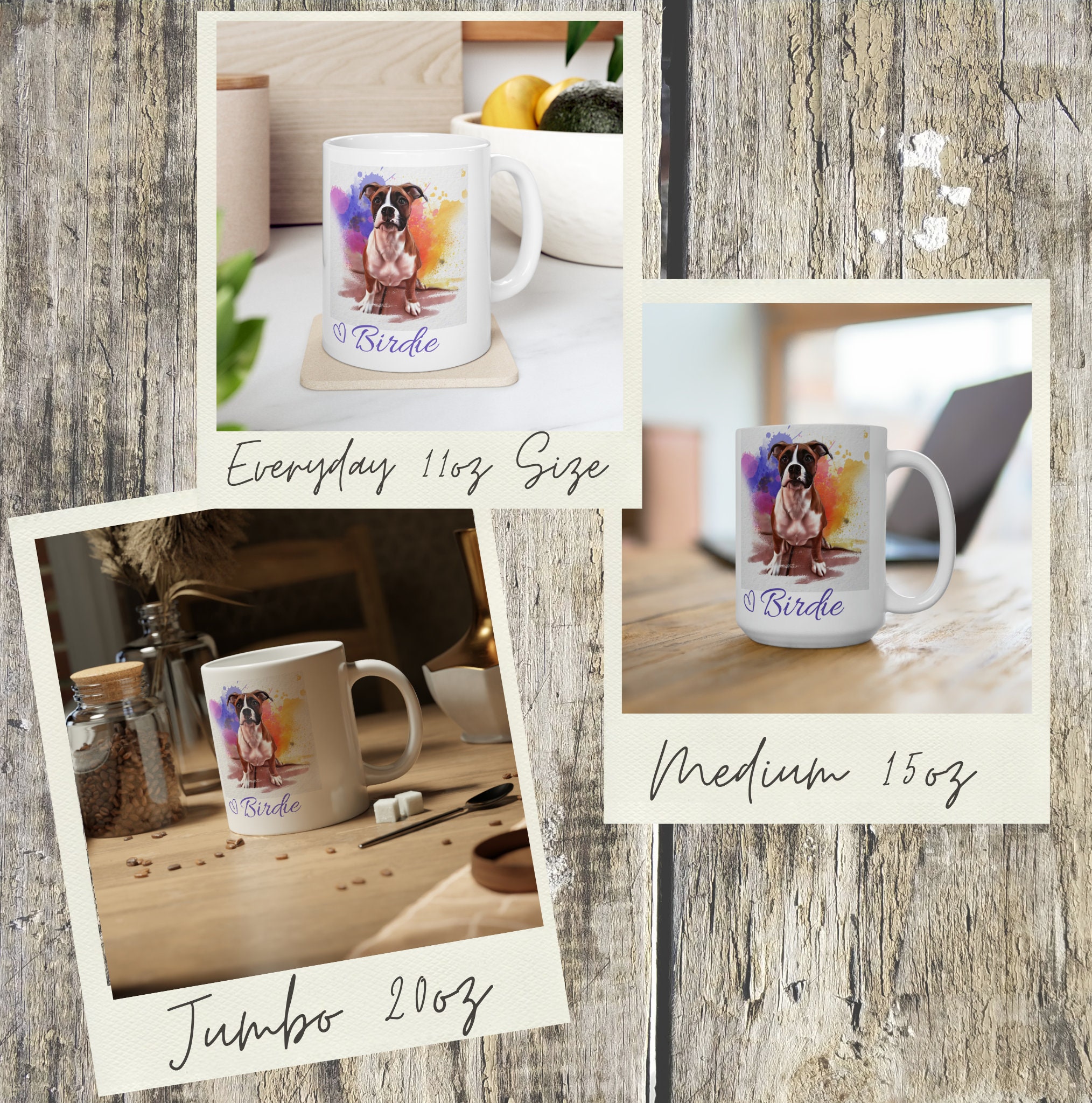 Personalized Dog Mug, Capture Your Furry Friends Charm With a Custom ...