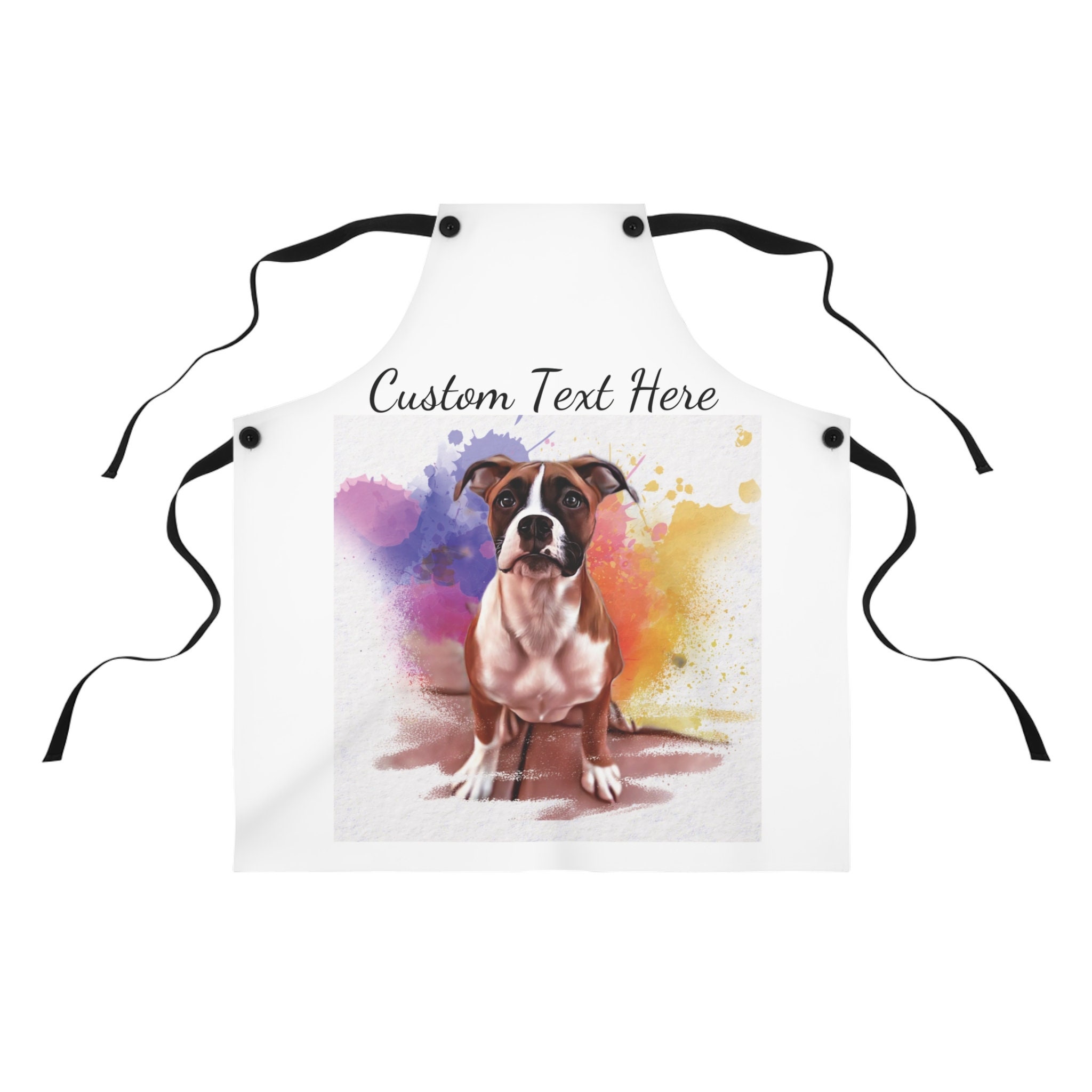 Personalized Apron Using Your Dog's Photo A Heartwarming Gift for Dog ...
