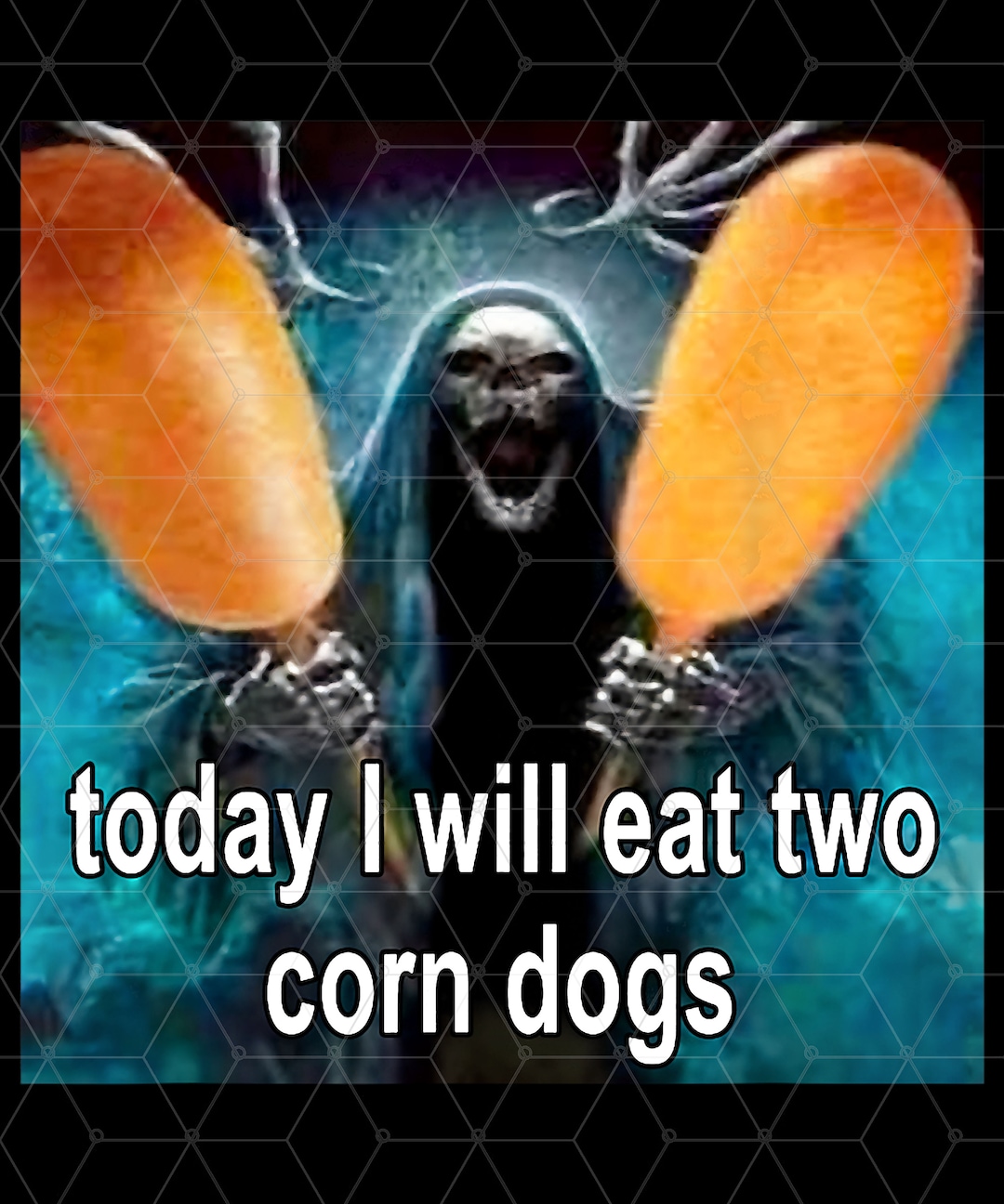 Today I Will Eat Two Corn Dogs Meme Png Png for Shirt Png - Etsy