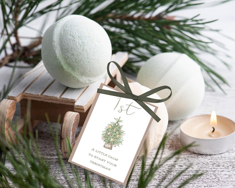 12 Days of Christmas Self-care Gift Tags Printable/holiday Self Care ...