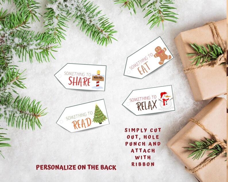 Whimsical Holiday Gift Tags for Kids and Adults/perfect Christmas ...
