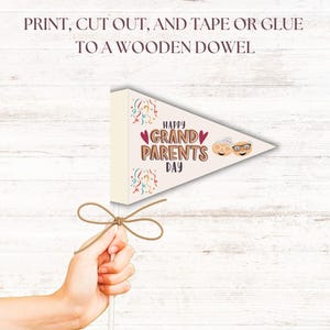 Celebrate Grandparent's Day With Printable Flag/printable Grandparent's ...