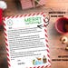 Santa Claus Personalized Letter for Kids-instant Download for Christmas ...