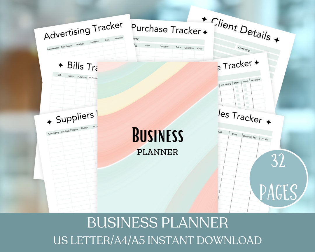 Ultimate Business Planner Bundle:printable Planner , Business Planning ...