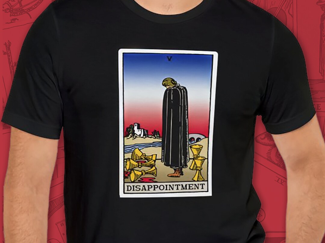 Election Disappointment Tarot Five of Cups T-shirt Presidential ...