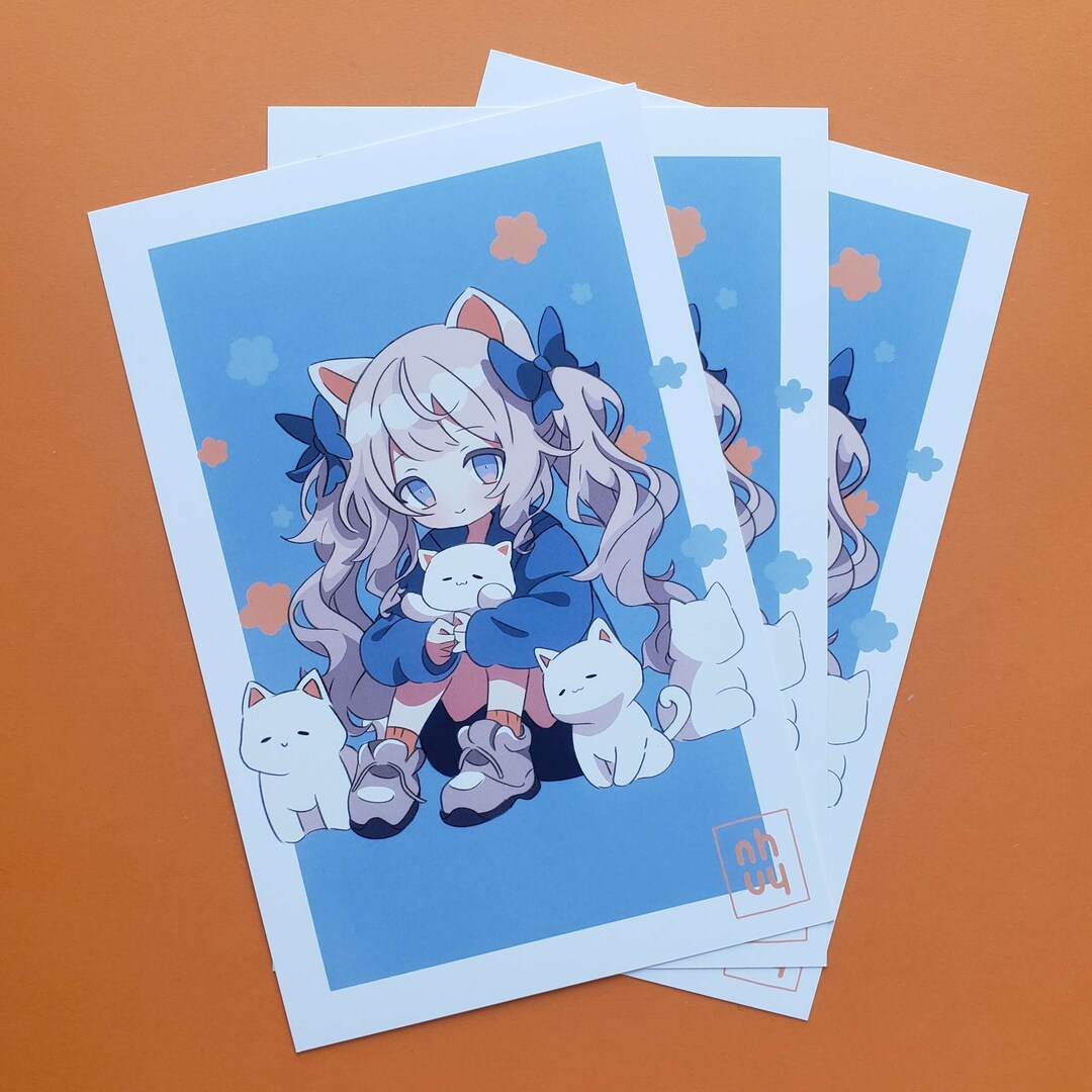 Original | Saiko Neko | Print - Etsy