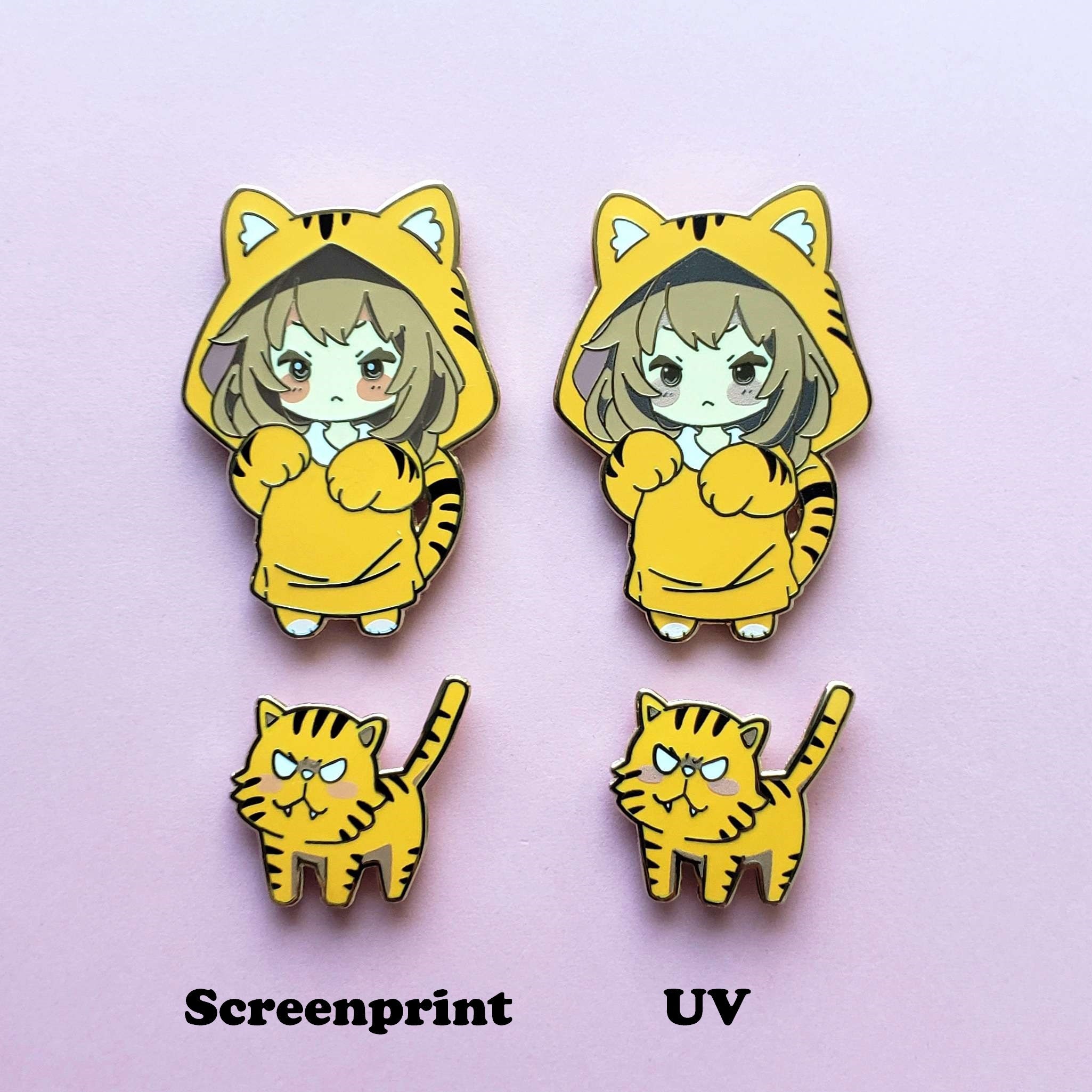Tiger Onesie Taiga | Enamel Pin - Etsy