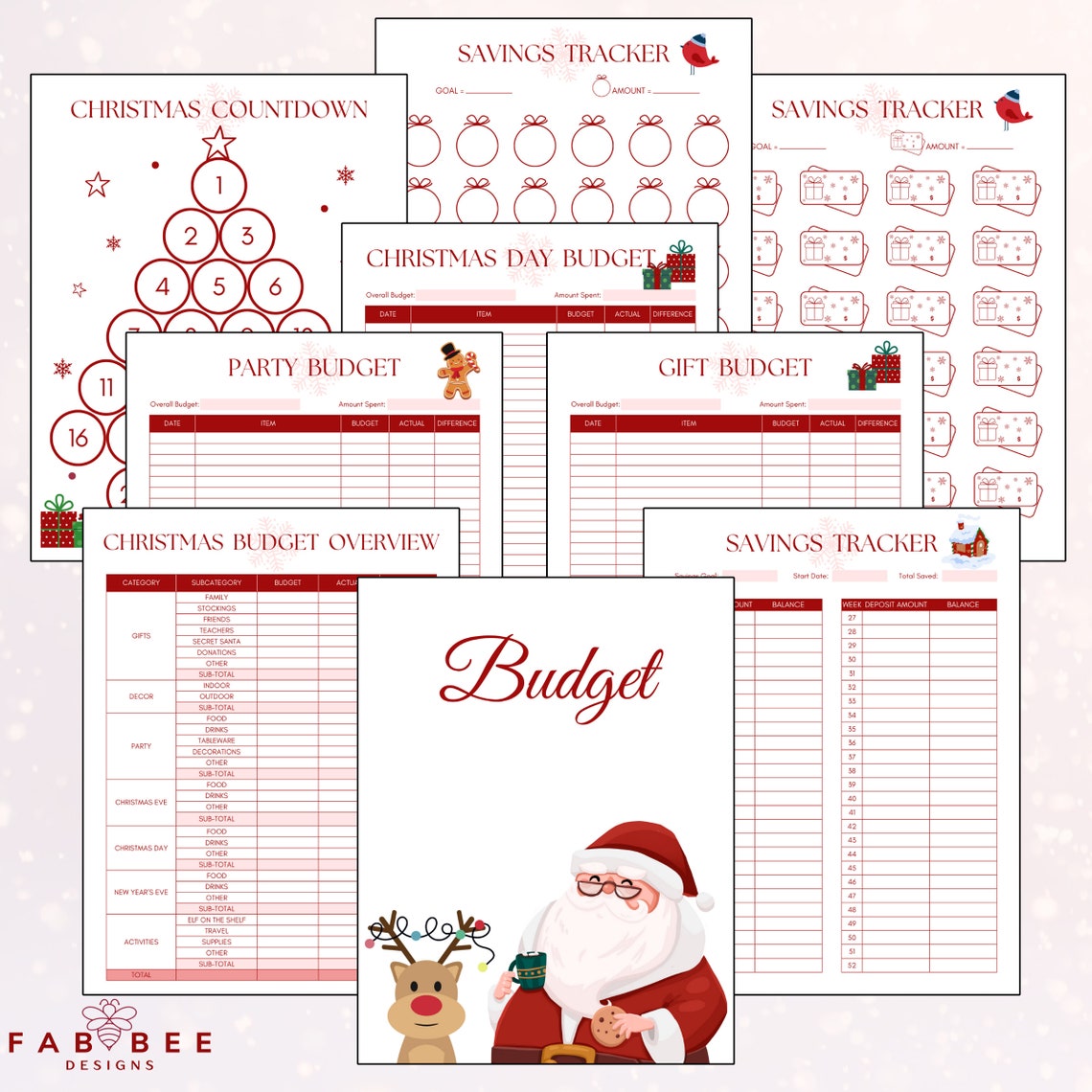 Ultimate Christmas Printable & Digital Planner: Organize Your - Etsy