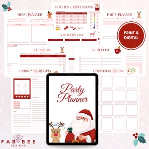 Ultimate Christmas Printable & Digital Planner: Organize Your - Etsy