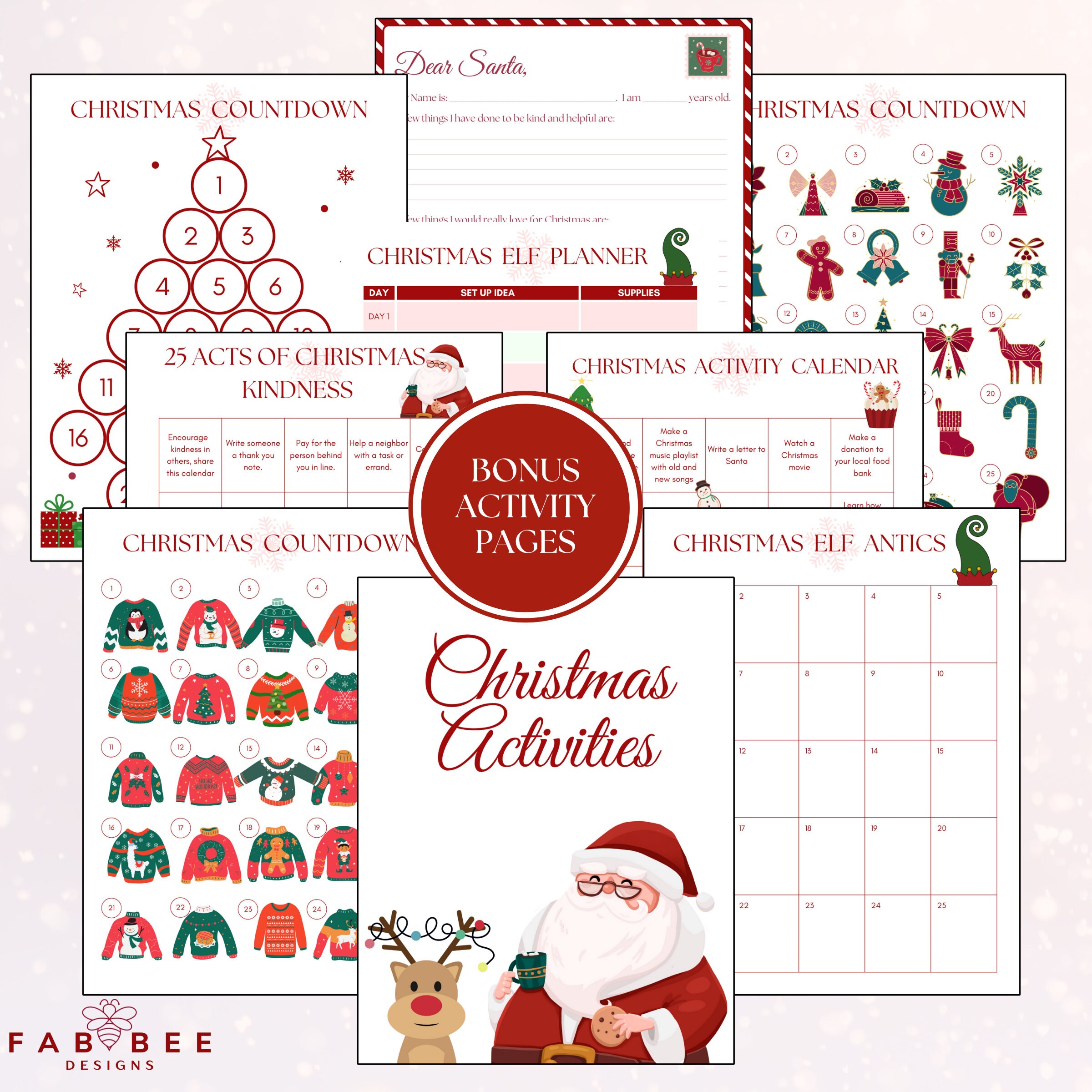Ultimate Christmas Printable & Digital Planner: Organize Your - Etsy