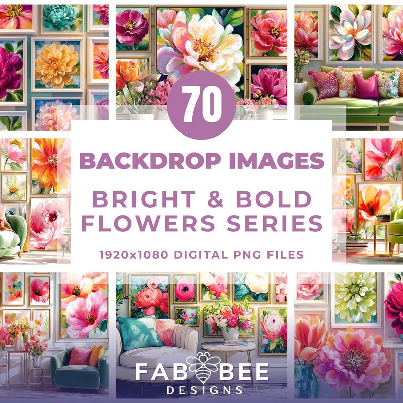 Teams Flower Backgrounds - Etsy