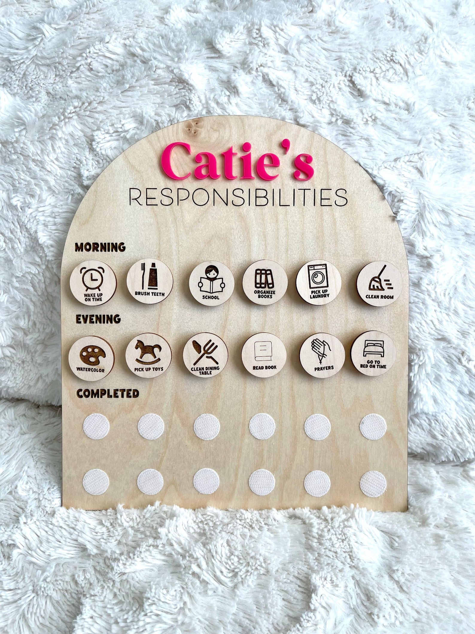 Daily Responsibilities Chore Chart SVG - Digital File Download ...