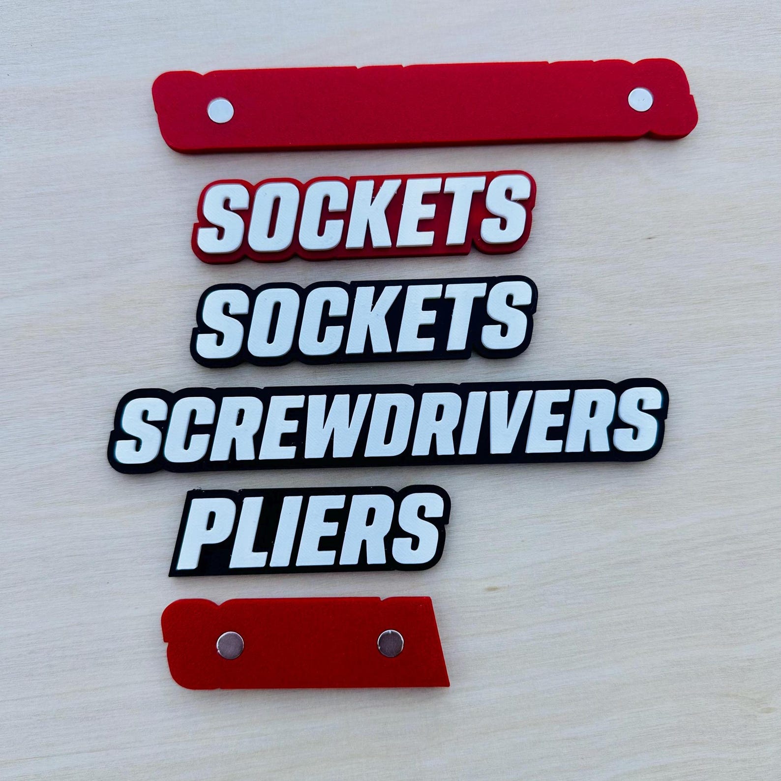 15 Custom Magnetic Toolbox Labels - Customizable Magnetic Tool Labels ...