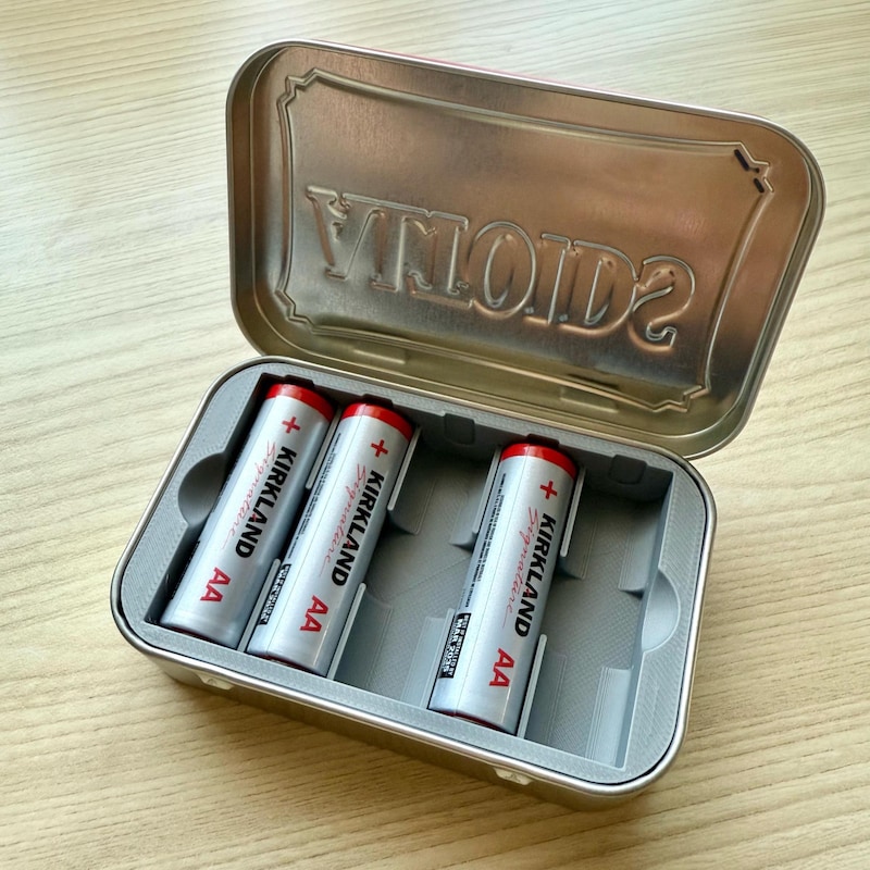 Tin Battery Storage - Etsy