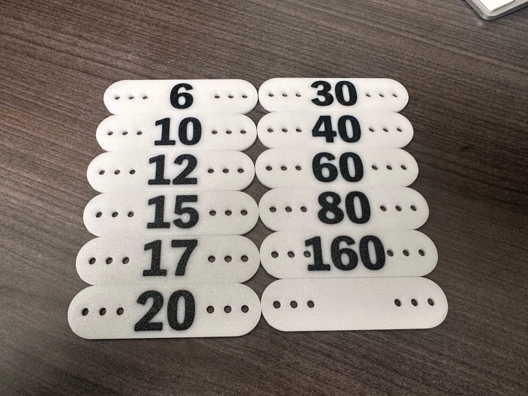 Ham Radio Antenna Band Markers – 12 Pack (6M–160M + Blank) | Linked ...