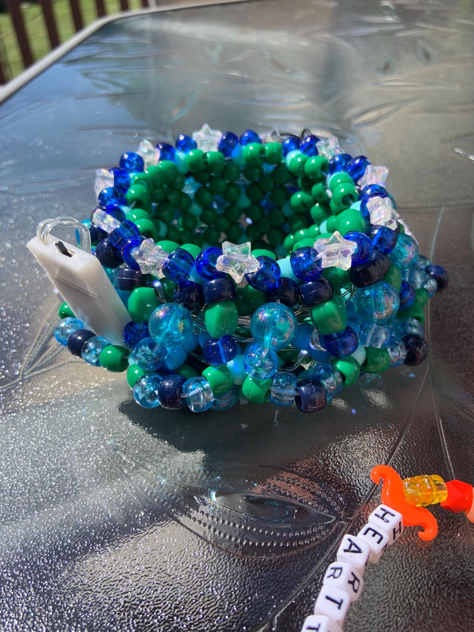 Hit Clips Music Player Kandi Cuff Rave Pony Bead Bracelets Set - Etsy