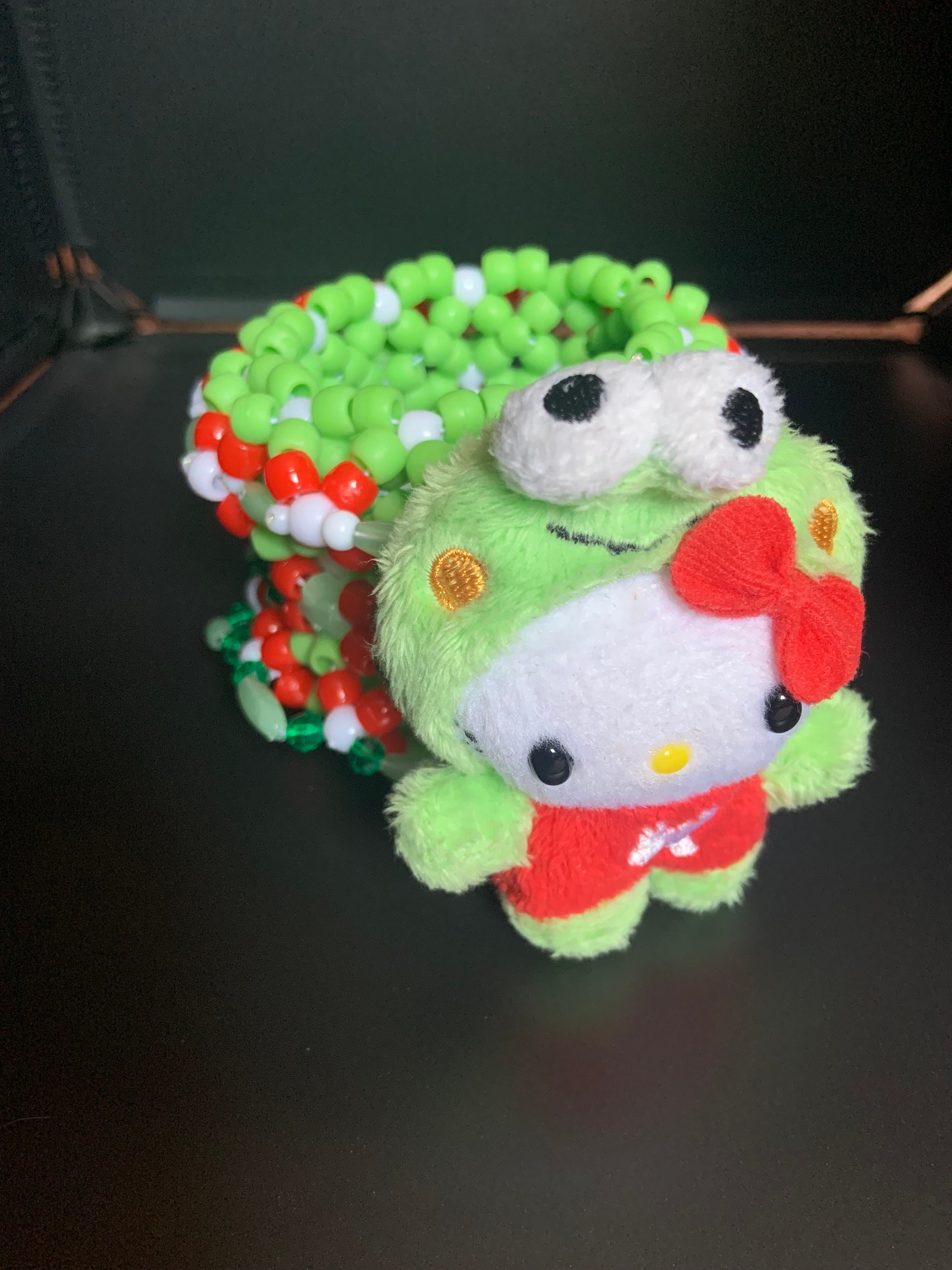 Hello Kitty Kerropi Rotating Kandi Cuff Rave Pony Bead - Etsy