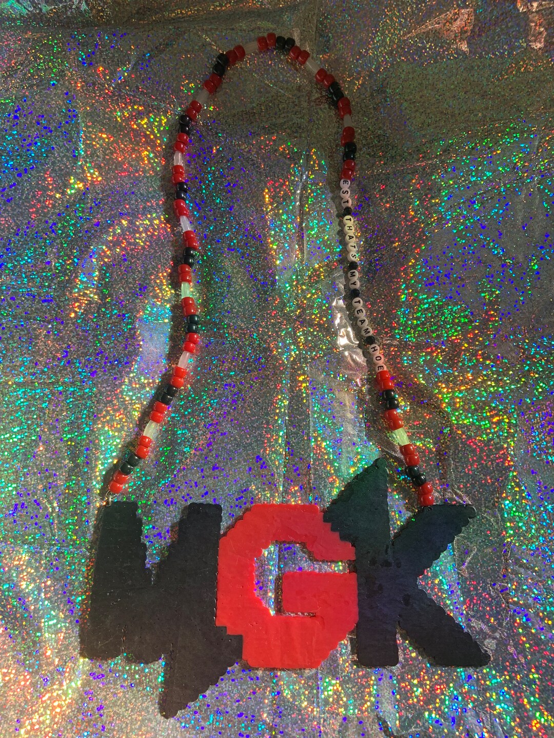 MGK Machine Gun Kelly EST Kandi Perler Necklace - Etsy