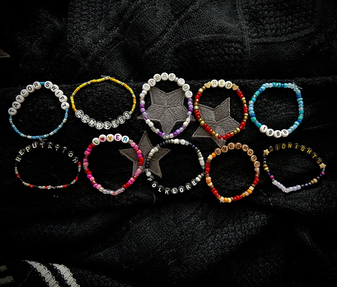 The Eras Set Taylor Swift Eras Tour Friendship Bracelets Set of 10 - Etsy
