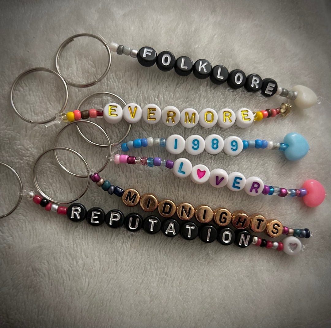 Taylor Swift Eras Tour Friendship Bracelet Era Keychains - Etsy