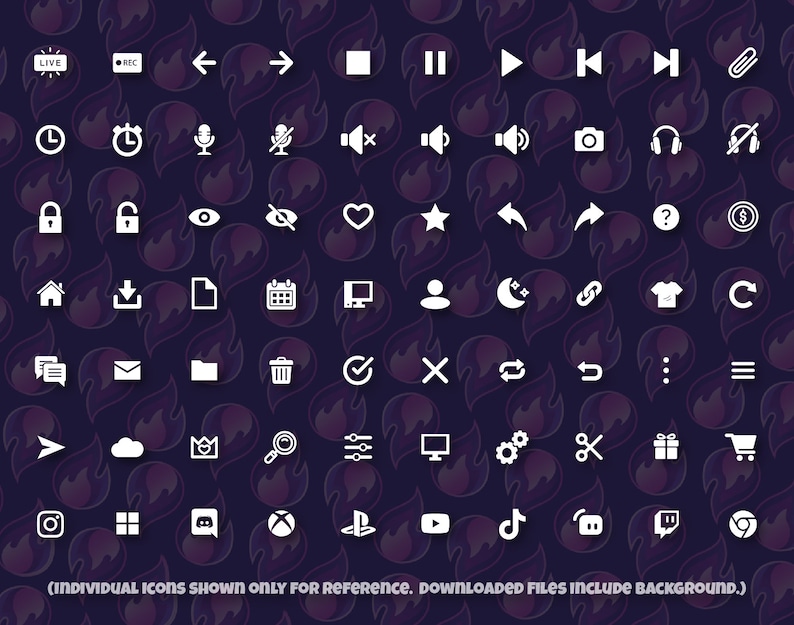 280 Stream Deck Icons - Fireflies - Etsy