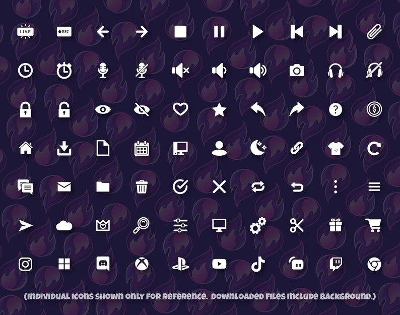 280 Stream Deck Icons - Sunset - Etsy