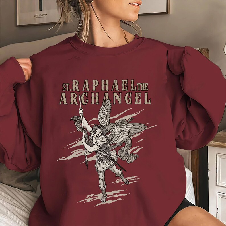 St. Raphael the Archangel Vintage Comfort Colors Shirt - Etsy