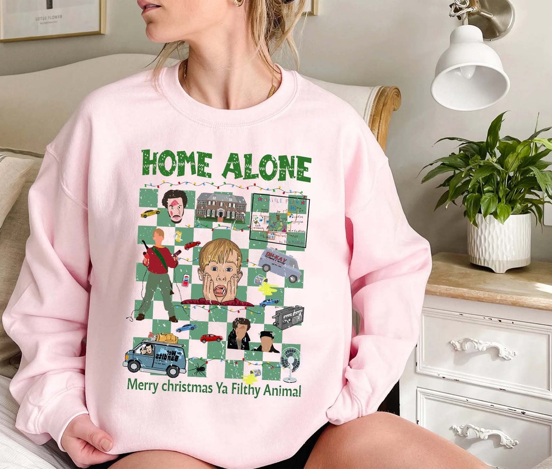 Home Alone Battle Plan Map T-shirts Funny Home Alone Shirt - Etsy