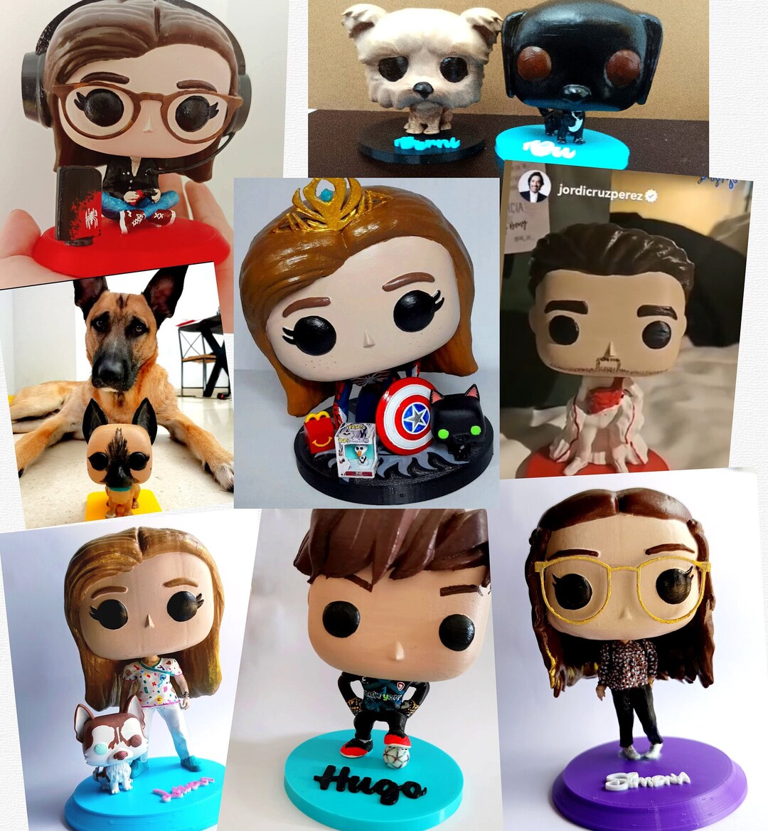 Custom Funko Pop Custom Figure 3D Printed and Hand Painted - Etsy