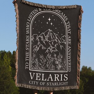 ACOTAR/ACOMAF Inspired Chapter 55 Woven Blanket, Reading Blanket ...