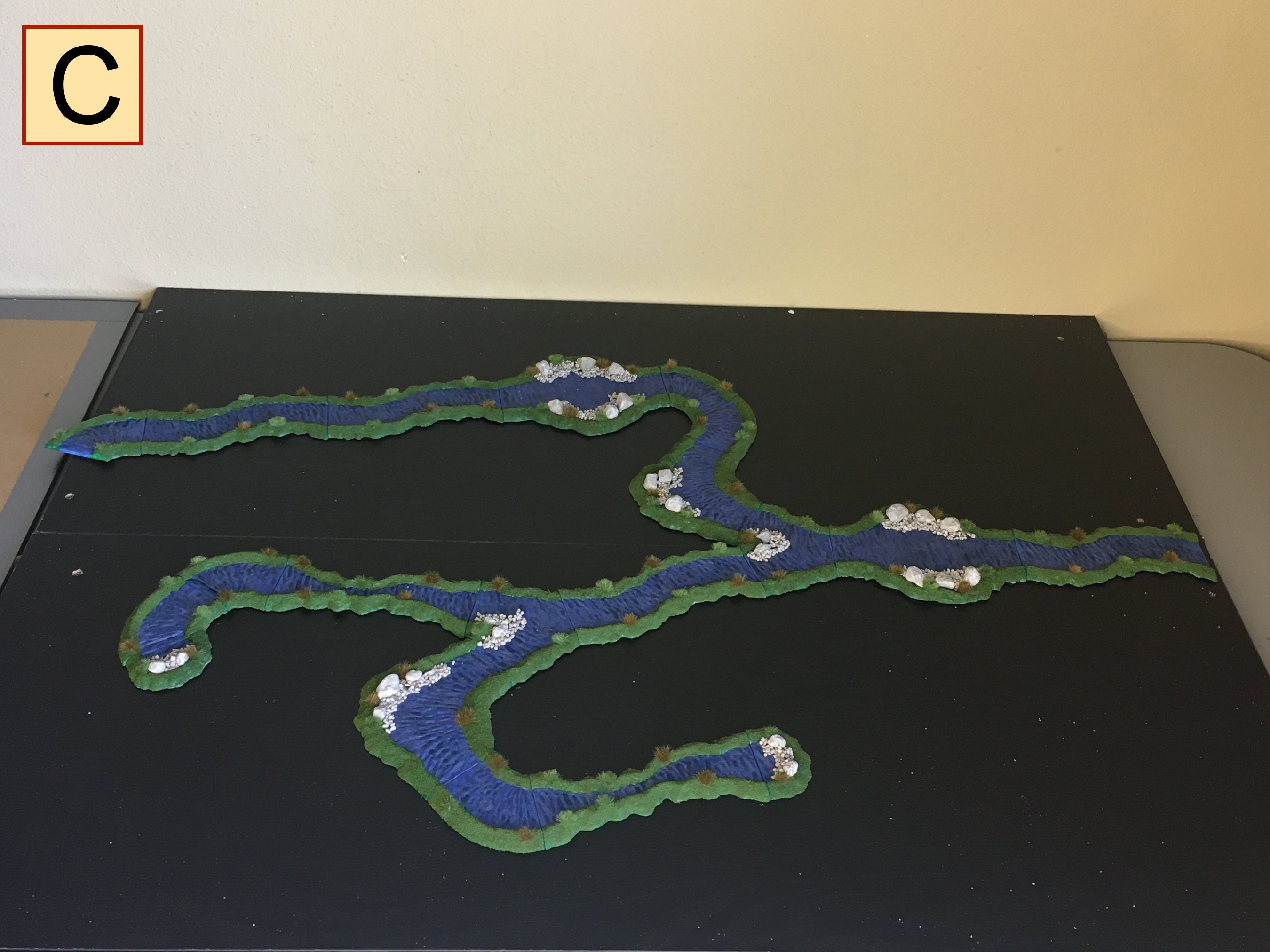 Grassland River Tile Set With Magnets for Warhammer Tabletop Gaming - Etsy