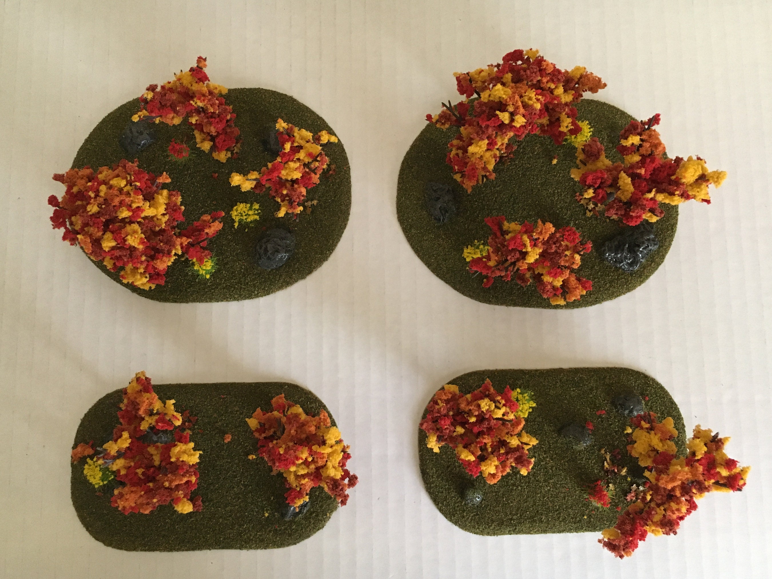 Fall Foliage Tree Forest Terrain Tile Set for Warhammer Tabletop Gaming ...