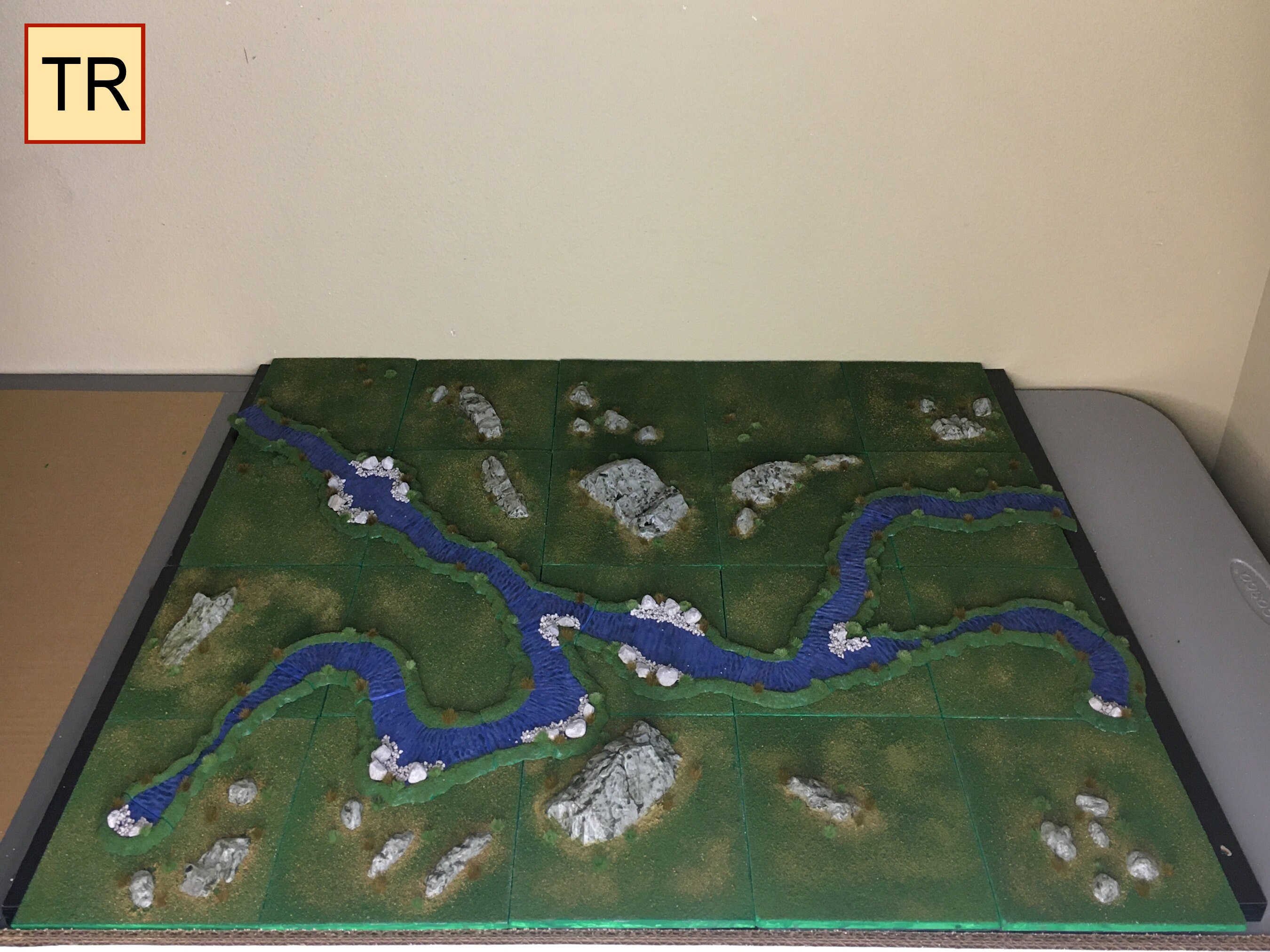 Grassland River Tile Set With Magnets for Warhammer Tabletop Gaming - Etsy