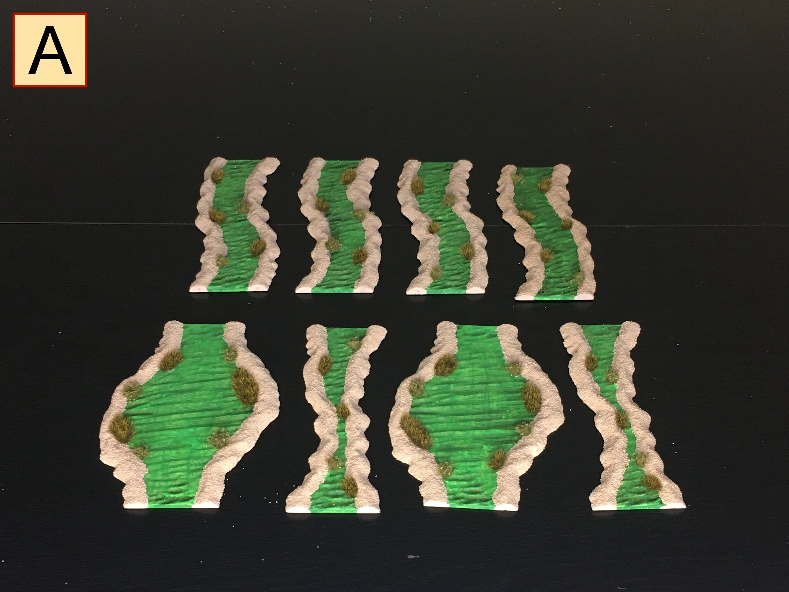 Acid River Tile Set With Magnetic Connectors for Tabletop Gaming. - Etsy