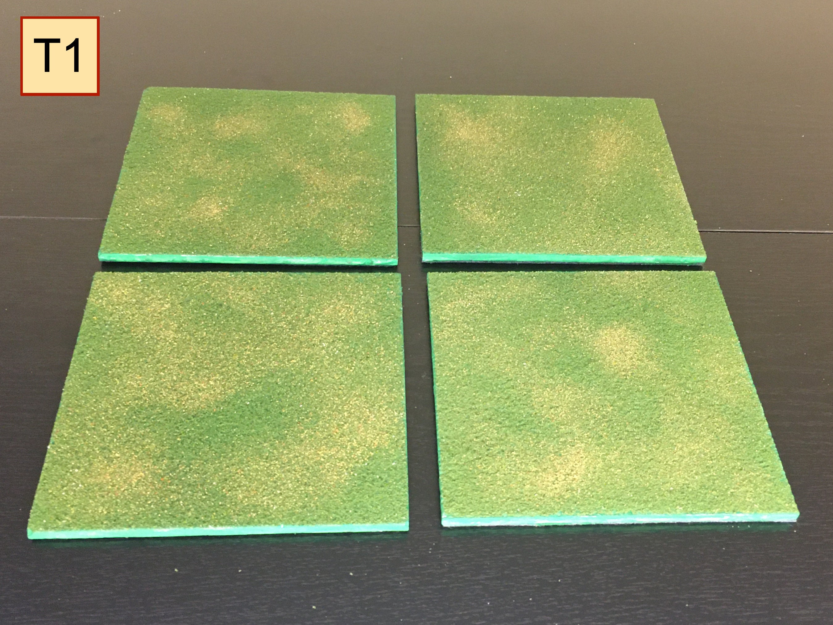 Grassland Terrain Tile Set With Magnetic Ends for Warhammer Tabletop ...