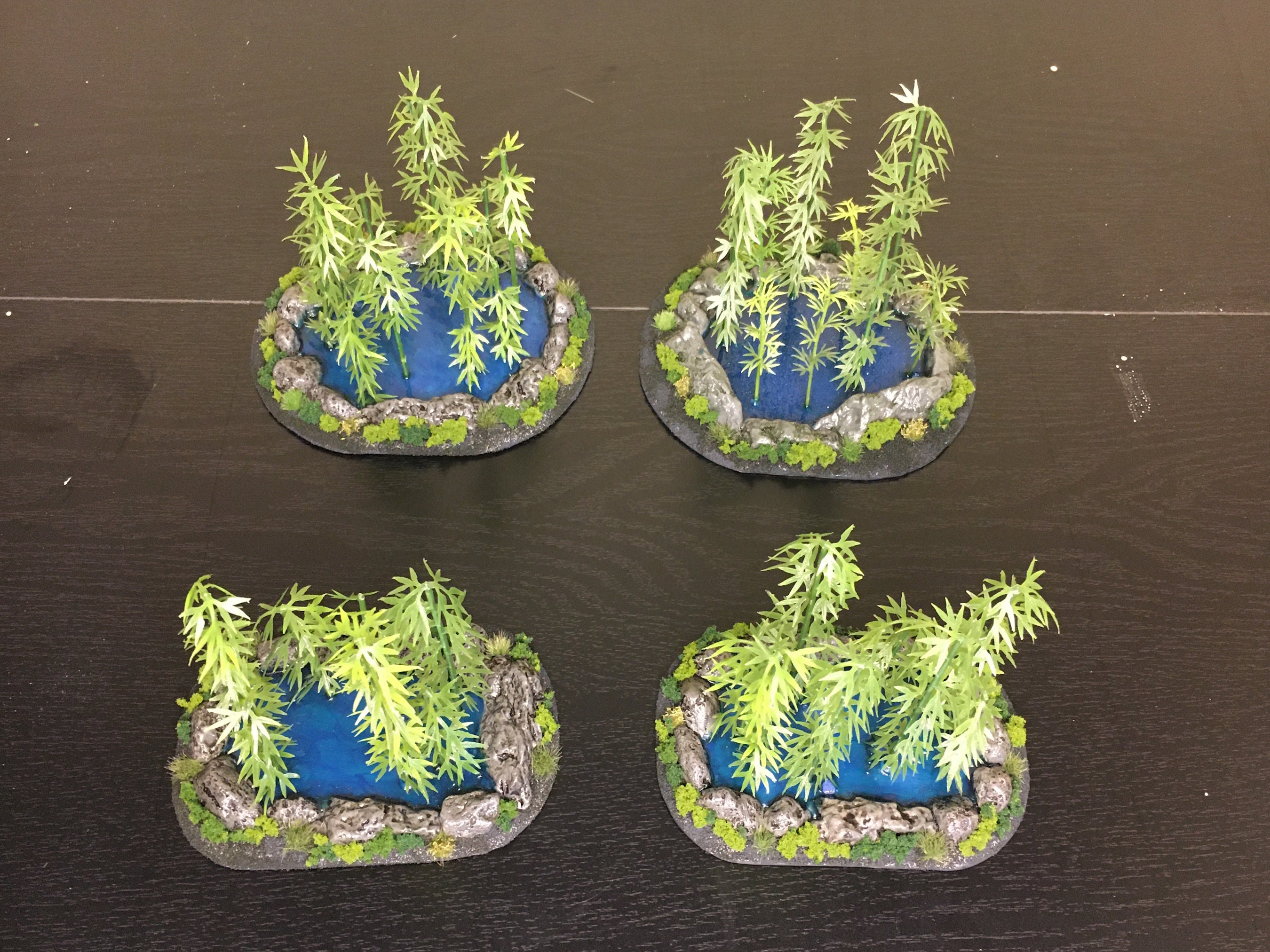 Bamboo Pond Terrain Tile Set for Warhammer Tabletop Gaming - Etsy