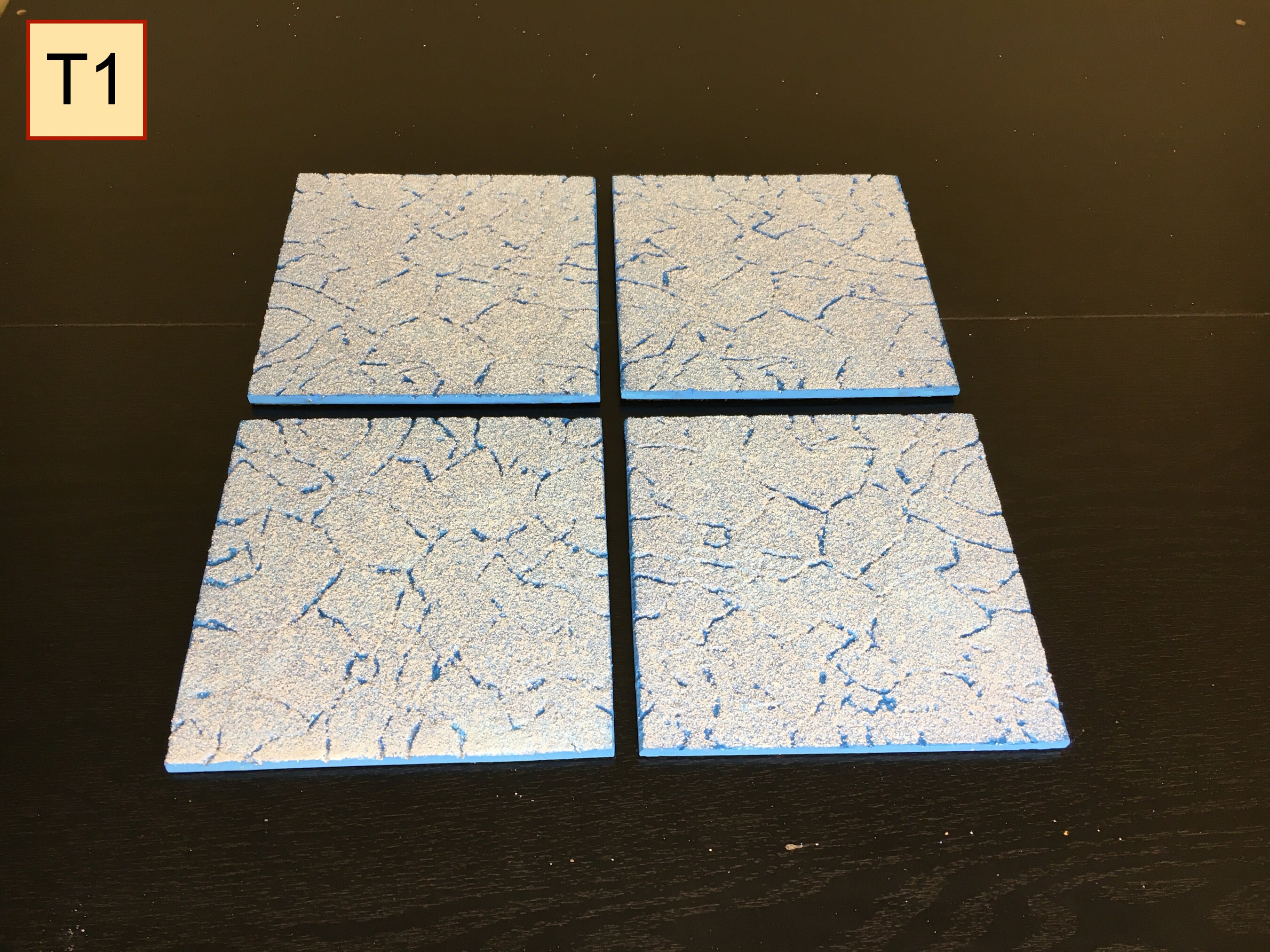 Arctic Terrain Tile Set With Magnets for Warhammer Tabletop Gaming ...