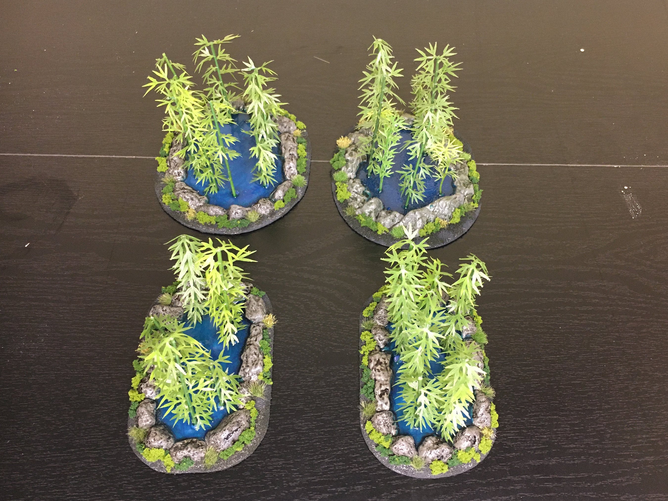 Bamboo Pond Terrain Tile Set for Warhammer Tabletop Gaming - Etsy
