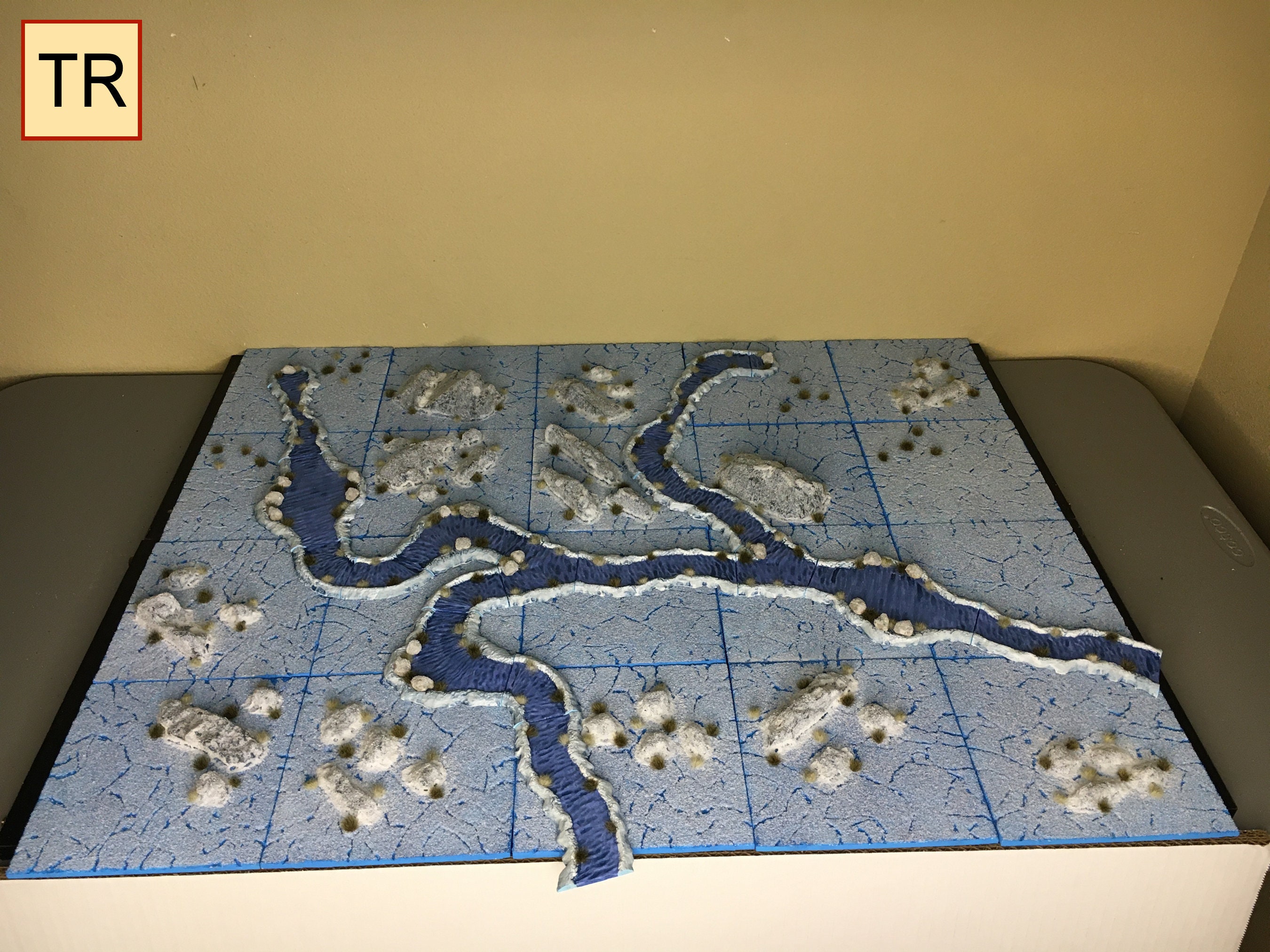 Arctic Terrain Tile Set With Magnets for Warhammer Tabletop Gaming ...