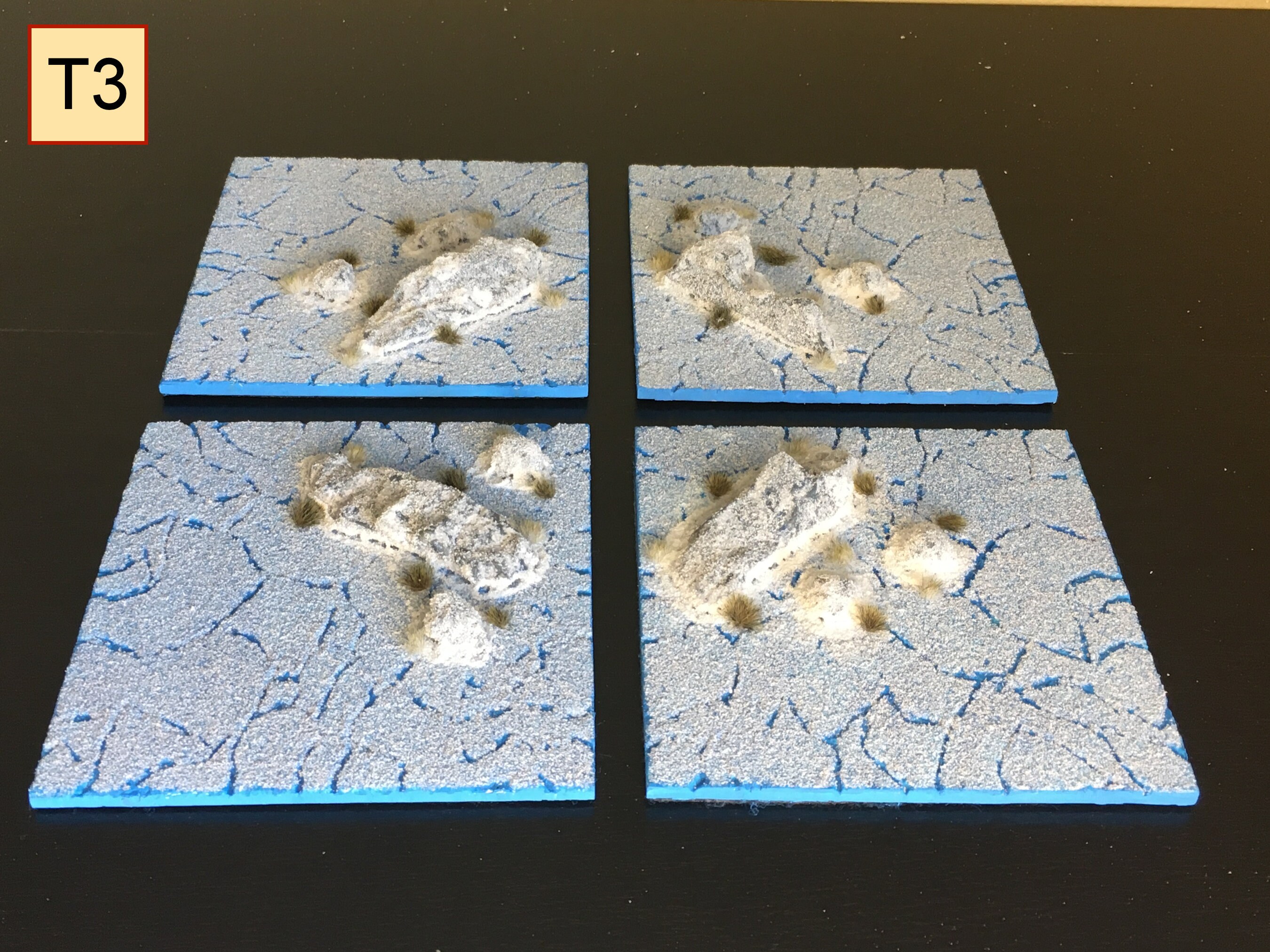 Arctic Terrain Tile Set With Magnets for Warhammer Tabletop Gaming ...