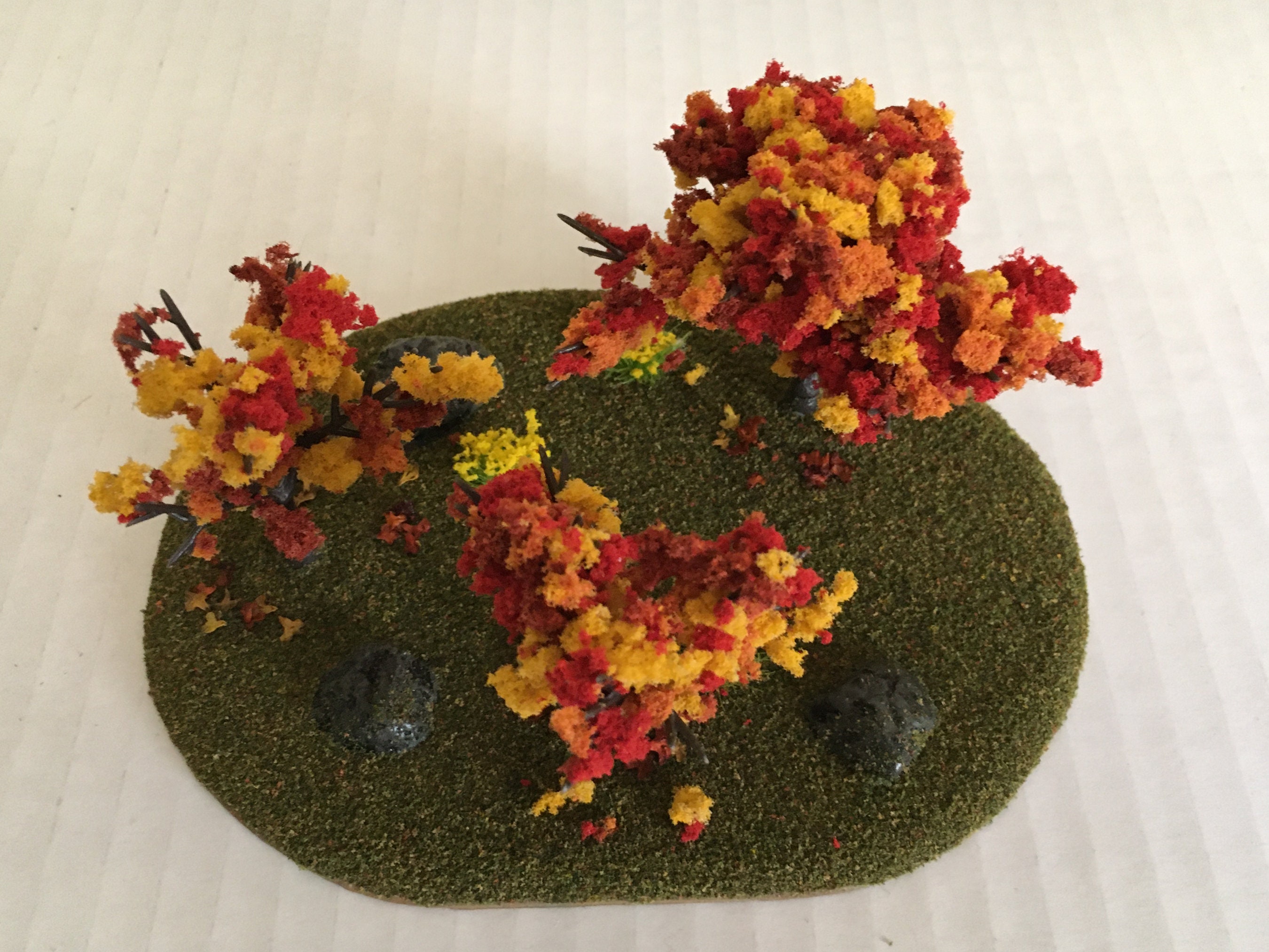 Fall Foliage Tree Forest Terrain Tile Set for Warhammer Tabletop Gaming ...